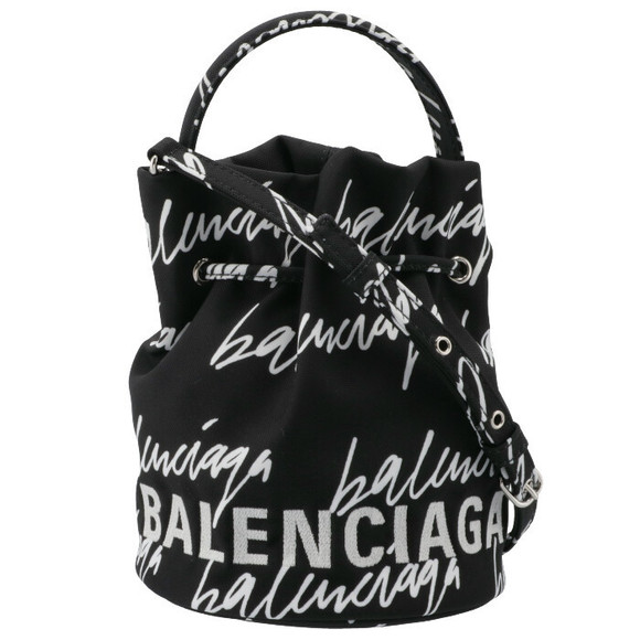 Balenciaga | Bags | Balenciaga Wheel Xs Drawstring Bucket Bag Black ...